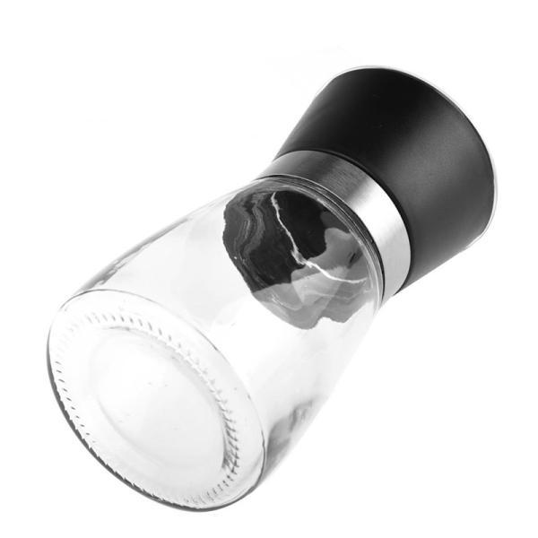 Quality Mini Glass 100ml Pepper Spice Grinder With Screw Cap for sale