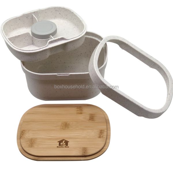 Quality On the Go Colorful Large Capacity Plastic Customization 2 in 1 Mixing Salad Bowl for sale