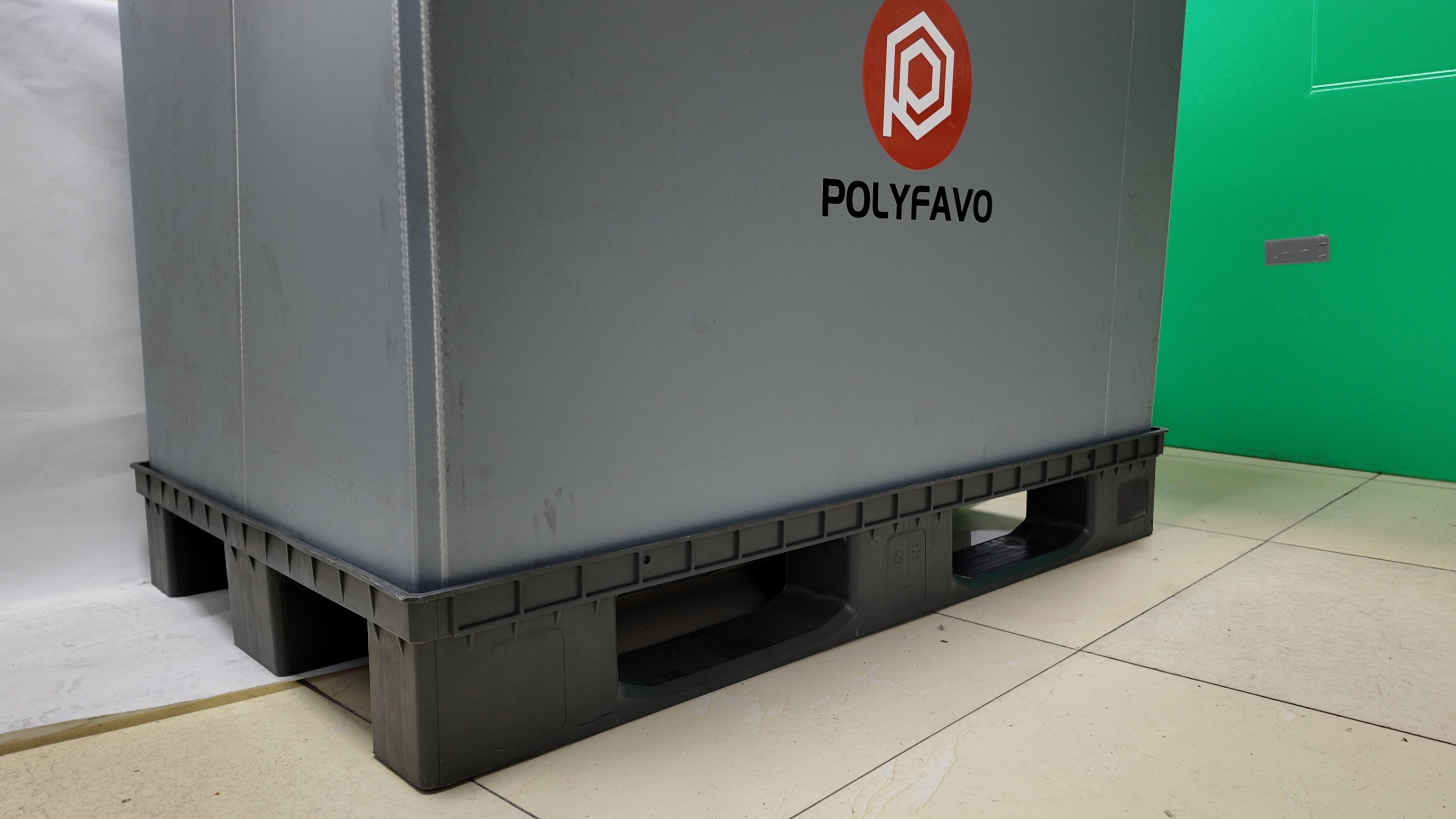 Quality PP Honeycomb Collapsible Pallet Box 1200x800mm Foldable Custom Logo OEM for sale
