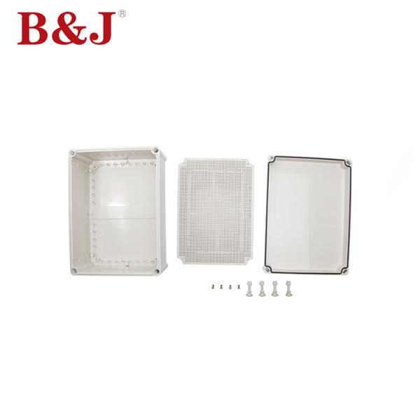 Quality Fire Retardant Grey Plastic Electrical Boxes IP66 4 Side Sliding Type Impact Resistant for sale