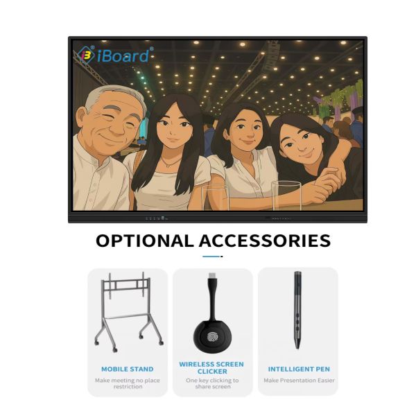 Quality 4K LCD Interactive Whiteboard Touch Panel Smart for sale