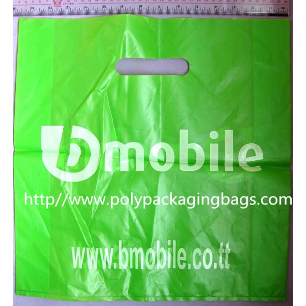Quality HDPE Plastic Die Cut Handle Bags for sale