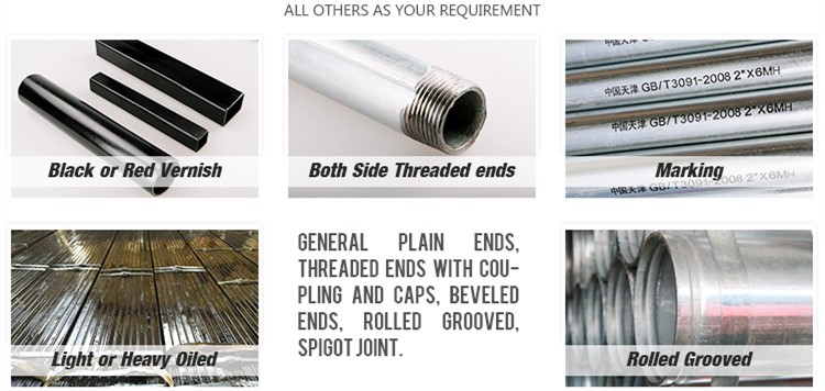 Manufacturer Hot Dip GI Construction Scaffolding Round Welded Pre Galvanized Steel Pipe