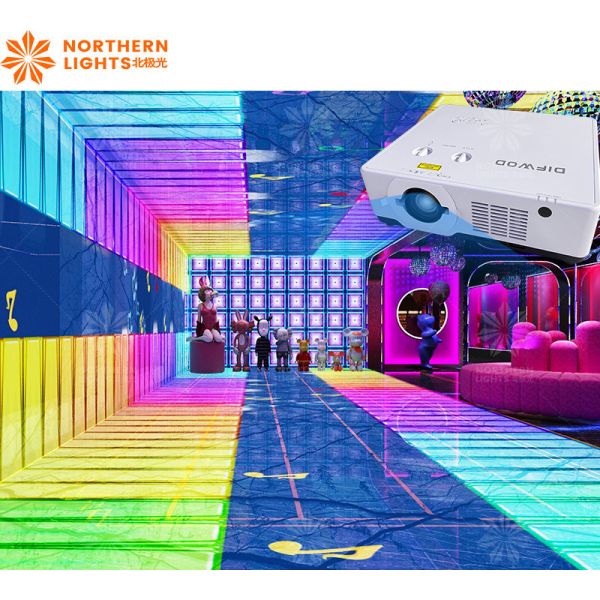 Quality Indoor 3D Interactive Immersive Projector For KTV Decoration for sale