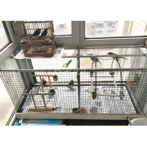 Quality 2 Mesh Galvanized Hardware Cloth Poly Coated 19 Gauge Dark Green Color for sale