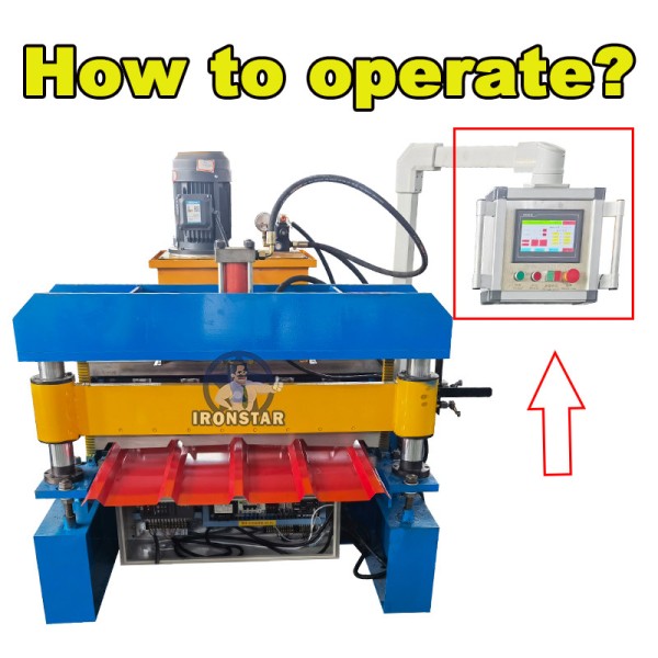 Quality PLC Control Metal Roll Forming Machines Easy Operate ISO9001 Certificated for sale