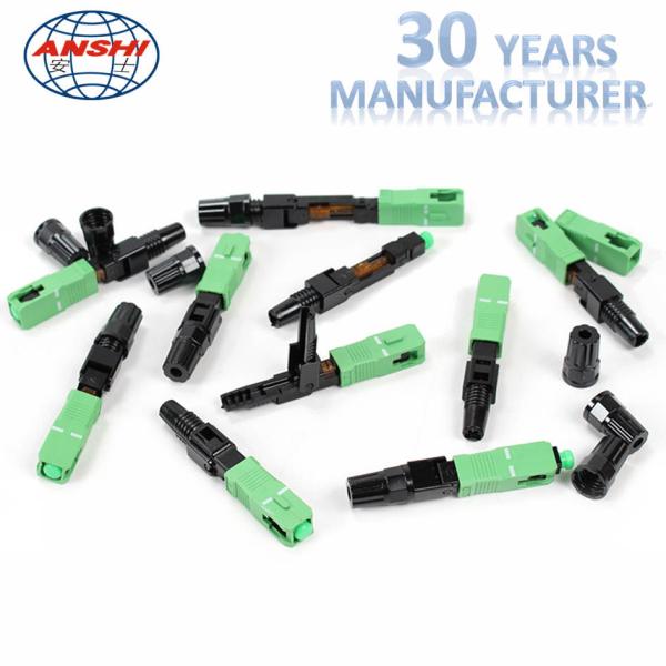 Quality Pre Embedded Quick Connector SC APC Fiber Optic Accessories for sale