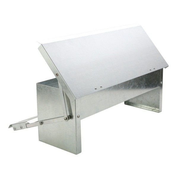 Quality 1.2mm Hot Galvanized 10.4L Automatic Timer Chicken Feeder for sale