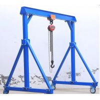 Quality Worm Wheel Height Adjustable Gantry Crane Manual Operation for sale