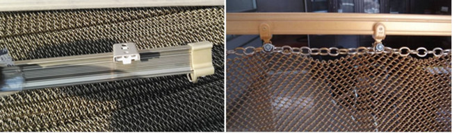 Custom Chain Mail Ring Metal Mesh Drapery For Shopping Mall Hotel Decoration