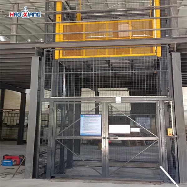 Quality 6m Stroke Hydraulic Cargo Lift With Customizable Floor Height for sale