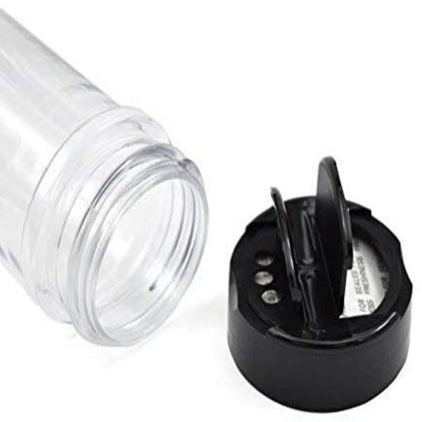 Quality Cylinder 280ml Clear Plastic Pet Spice Jar Customized Color for sale