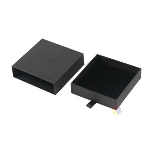 Quality Handmade Jewelry Packaging Box Recyclable Cardboard Ring Box Hot Stamp for sale