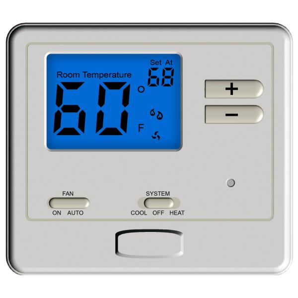 Quality 1 Heat 1 Cool Digital Gas Heater Thermostat Singel Stage For Home for sale