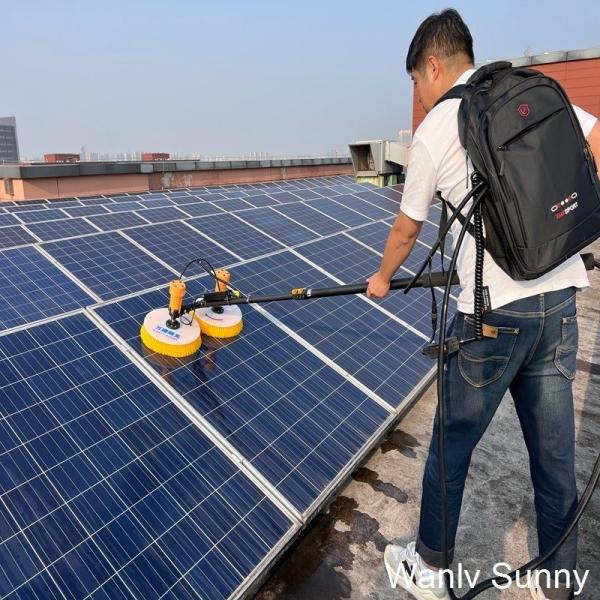 Quality Mobile Style Solar Panel Cleaning Tool with 7.5-Meter Telescopic Pole Customizat for sale