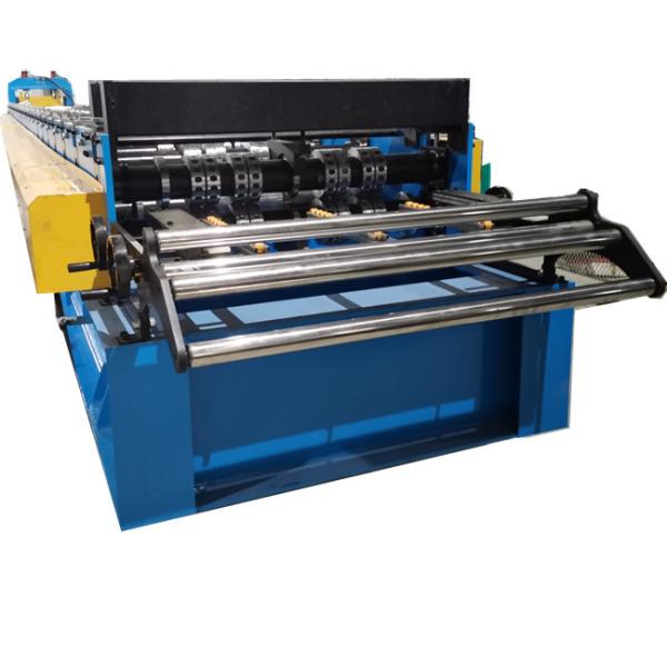 Quality 11kw Floor Deck Roll Forming Machine PLC 90mm Shaft For Jordan for sale