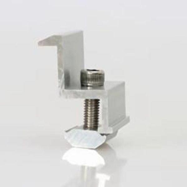 Quality Photovoltaic Installation Solar Panel Clamp 1.5KN/M2 Solar Panel Mid Clamps for sale