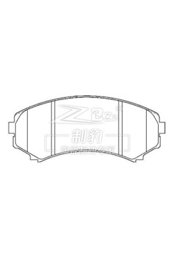 Quality Mitsubishi V73, Ceramic Brake Pad, D867, 4605A041, F for sale