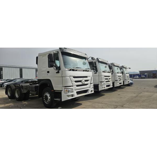 Quality Howo Sinotruk 371 Used Tractor Truck ZZ4257N3241W Chassis Model for sale