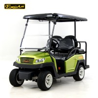 Quality Green EXCAR Electric Golf Car 3 Or 4 Seater 48V ADC Motor CE Approved for sale