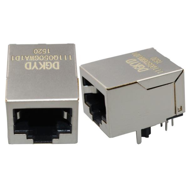 Quality Integrated Surface Mount RJ45 Female Jack , 1000base t cat6 rj45 connector for sale