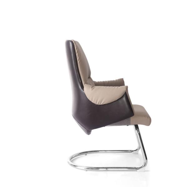 Quality Contemporary Aluminium Executive Leather Office Chair Ergonomic OEM for sale