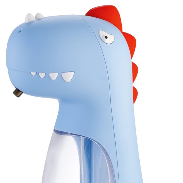 Quality Bathroom Dinosaur Desk-top Flush Light Music Electric Multi-functional Automatic Foam Soap Dispenser 260ml USB Kids Cute for sale