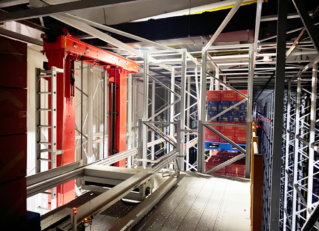 Integrated Logistics Center Pallet Stacker Crane ASRS Automated Shuttle Storage System 
