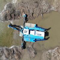 Quality Customized Diesel Engine Power Amphibious Cutter Suction Sand Dredger for sale