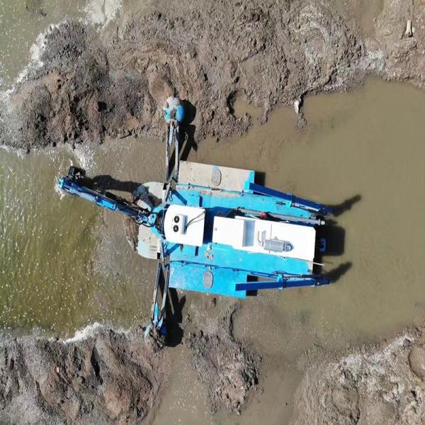 Quality 6 Meters Dredging Depth Amphibious Multipurpose Dredger for Environmental for sale