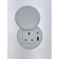 Quality Smart Socket Power Grommet with 15W Wireless Fast Charging, Type-C PD 20W Fast for sale