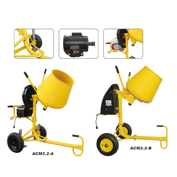 Quality Steel Material Building Concrete Mixer 1.0mm Gas Cement Mixer for sale