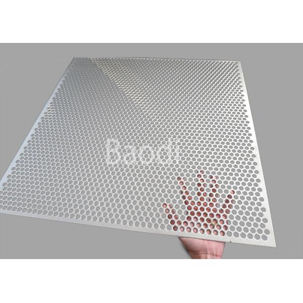Quality Safety And Security Cold Rolled Perforated Steel Sheet With Staggered Holes for sale