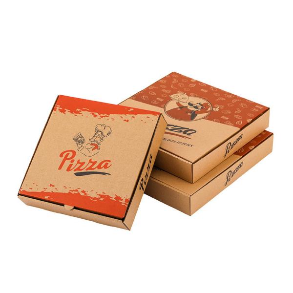 Quality Takeaway Insulated 12x12 Pizza Boxes Octagonal Triangle Corrugated Paper for sale