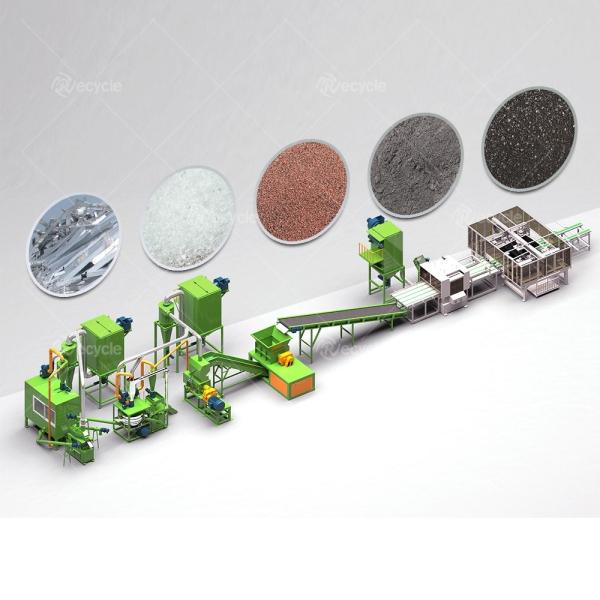 Quality Metal Bifacial Solar Panel Recycling Line Physical No Pollution Function for PV for sale