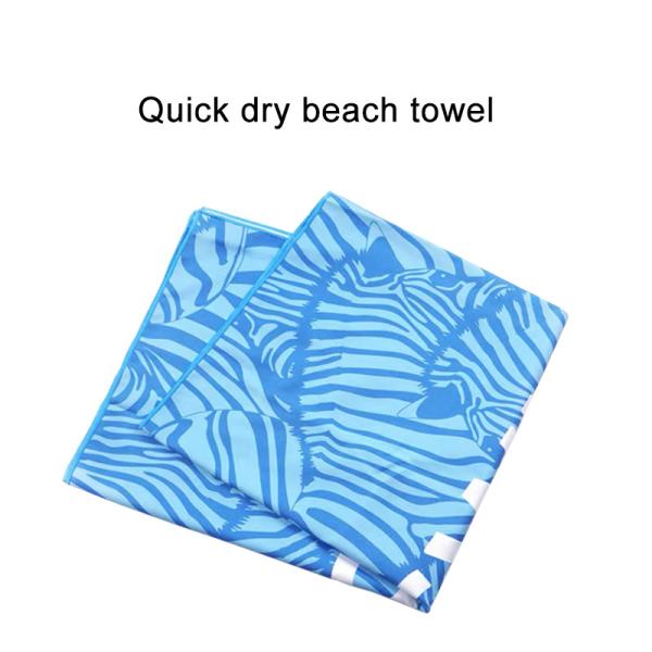 Quality RPET Waffle Microfiber Custom Embroidered Beach Towels Blankets Sample Free for sale