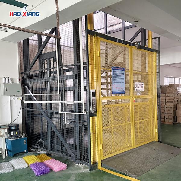 Quality Safety Hydraulic Freight Elevator 7th Floor Industrial Elevator Lift for sale