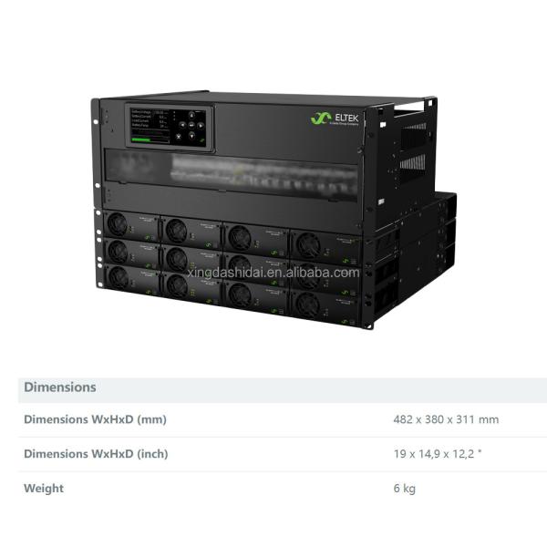 Quality 19inch 4U Telecom Hybrid System Eltek Flatpack2 48V/24KW With Integrated for sale