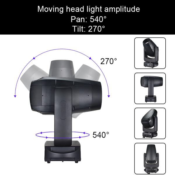 Quality IP66 Beam / Spot / Wash BSW 280w CMY LED Moving Head Beam Wash Spot Light Disco for sale