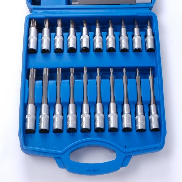 Quality 55MM T Type CRV Hand/ Electric Steel Multifuction Bit Socket Set for sale