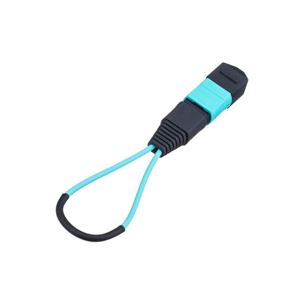 Quality 24 Core MPO MTP Loopback OM3 OM4 Optical Fiber Loop Back for sale