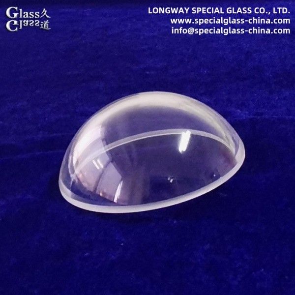 Quality High-Pressure Silica Glass Optical Dome Lens for Submersible Camera Housings for sale