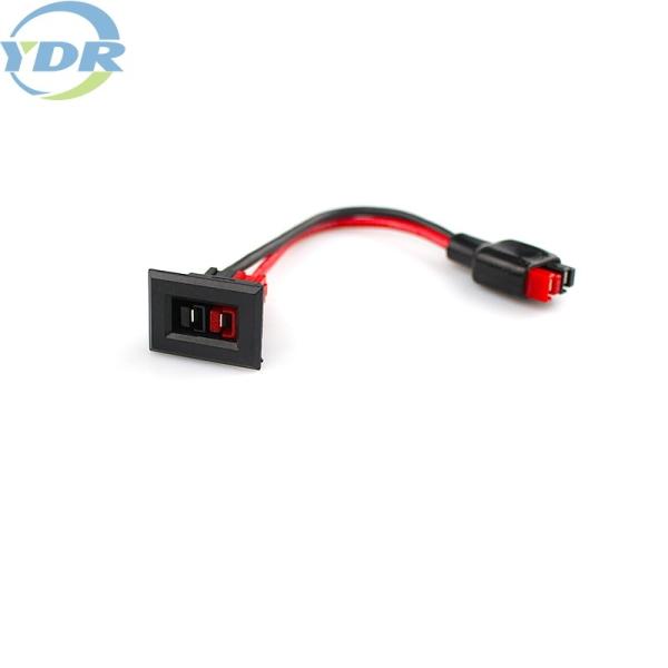Quality 2Pin socket Battery Connector Cables , 14AWG Battery Wire Harness for sale