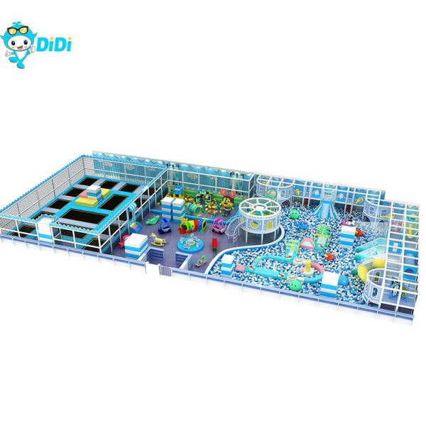 Quality Fashionable Big Slide Indoor Playground Equipment For Kids Easy Installation for sale