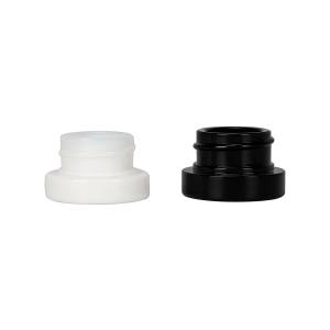 Quality Natural White Black Concentrate Glass Jar 5ml For Wax Resin Shatter for sale
