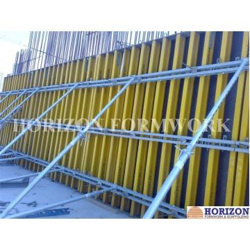 Easy-to-assemble Wall Formwork Systems / Panels With Steel Walers and Wood