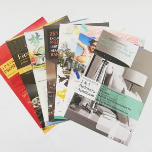 Quality Digital Business Catalog Printing Gloss Lamination 80gsm-350gsm Materials for sale
