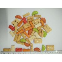 Quality BBQ / Cheese / Spicy Flavor Crispy Multi Shape Rice Crackers BRC HACCP for sale