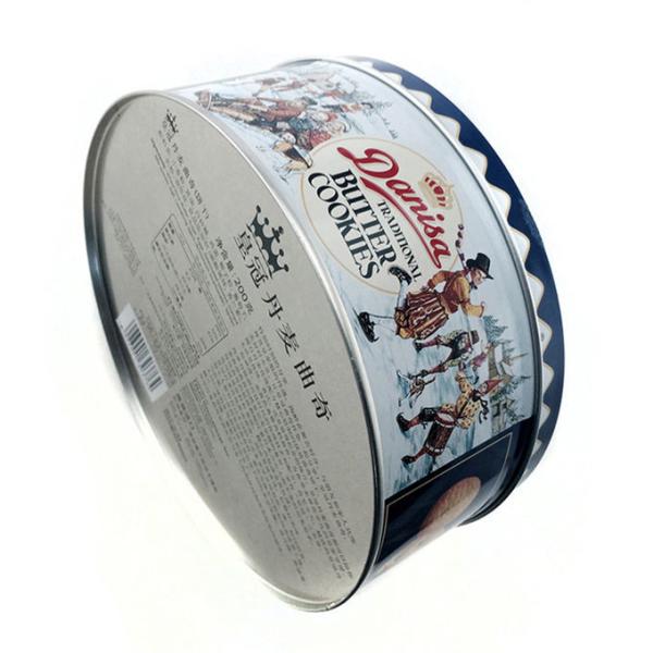 Quality Halloween Cookie Tins Embossed Biscuit Tin Cookie Containers Wholesale Cookie for sale