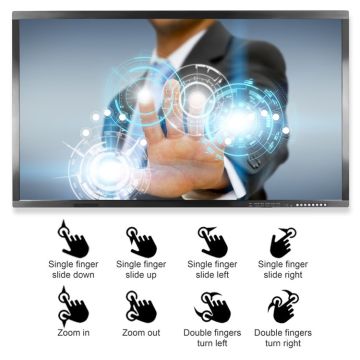 Quality 75 inch Support Prototype LCD Display Interactive Touch Screen Panel for sale